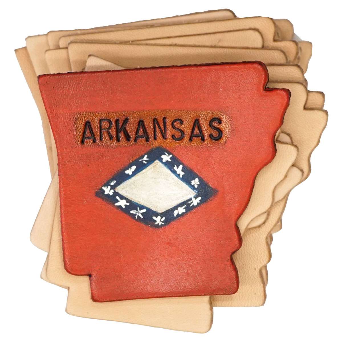 State Shape - Arkansas | Springfield Leather – Springfield Leather Co