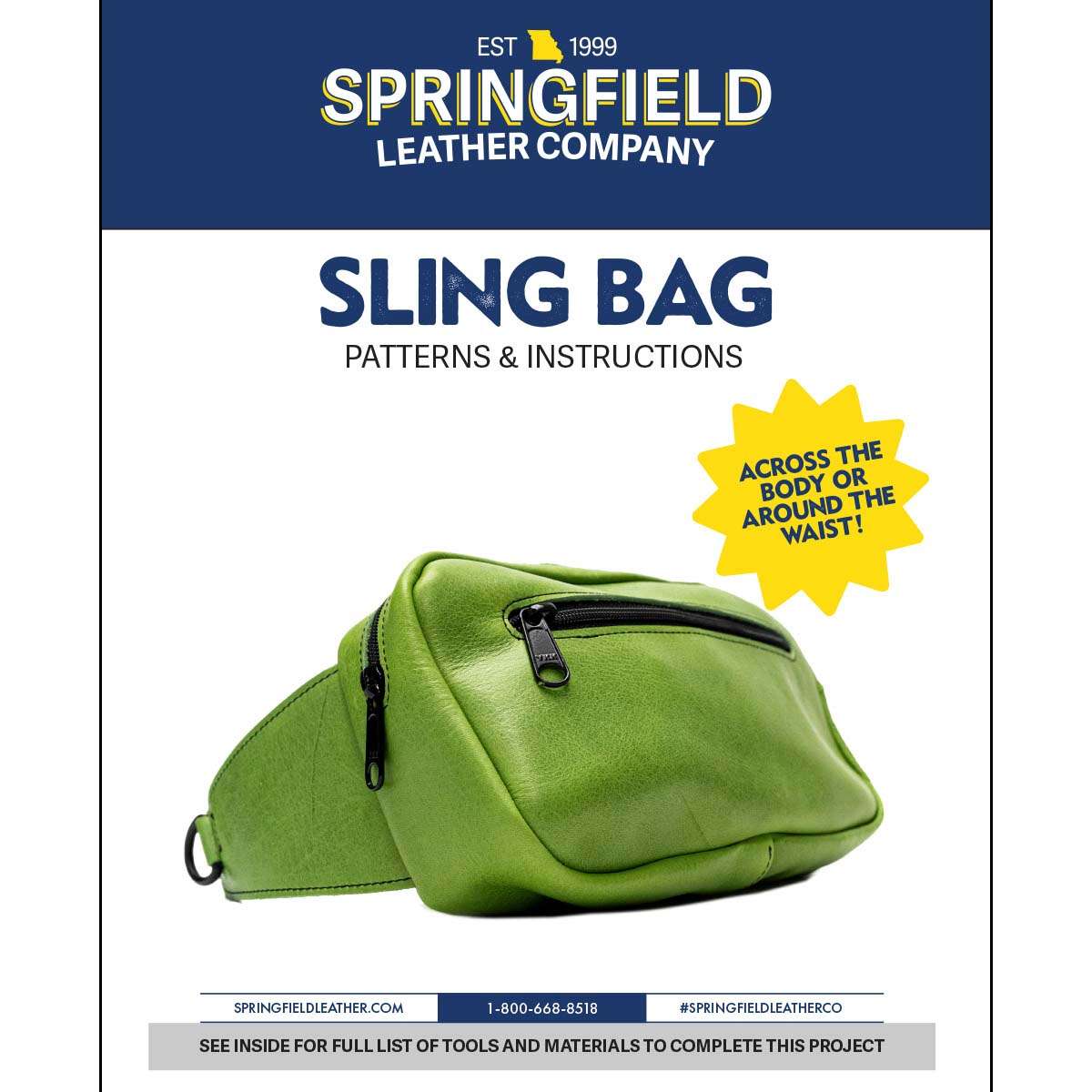 Sling Bag Pattern - Digital – Springfield Leather Co