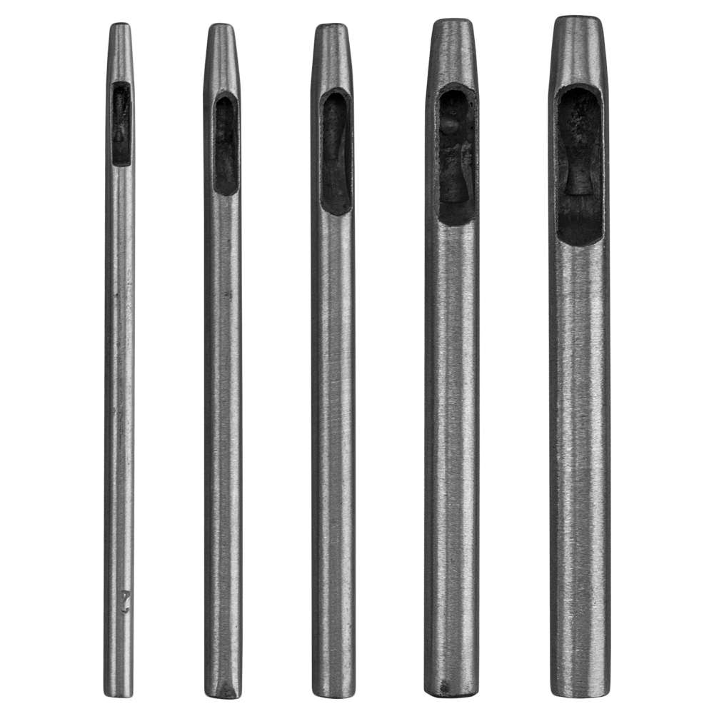 5pc Set of Round Drive Punches – Springfield Leather Co