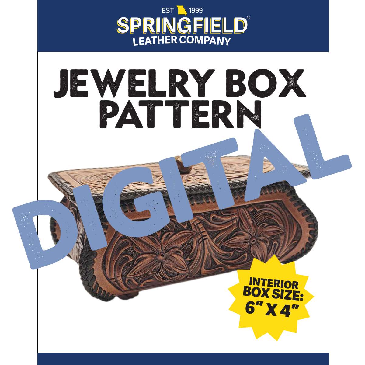 Jewelry Box & Tooling Pattern - Digital – Springfield Leather Co